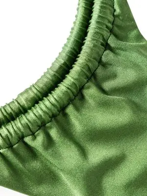 NOIRE SWIMWEAR Ruched Bikini Set - Green