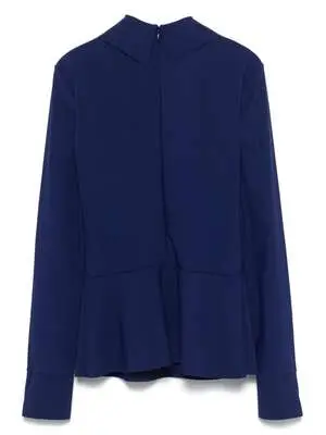 Chiara Boni La Petite Robe Asymmetric Blouse - Blue
