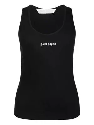 Palm Angels Classic Logo Tank Top - Black