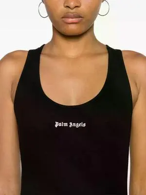 Palm Angels Classic Logo Tank Top - Black