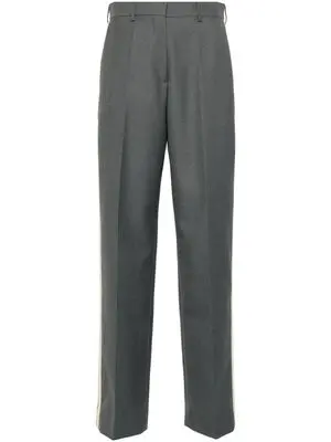 Palm Angels Crochet-knit Panel Trousers