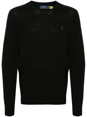 Polo Ralph Lauren Round-neck Wool Sweater - Black