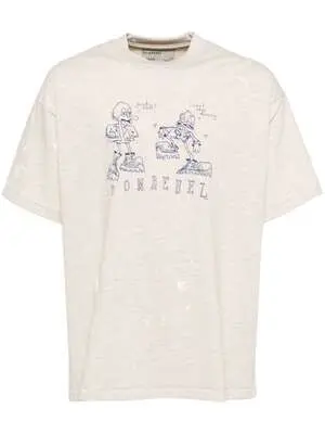 DOMREBEL Dancing T-shirt - Neutrals