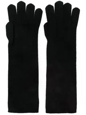 Max Mara Cashmere Gloves - Black