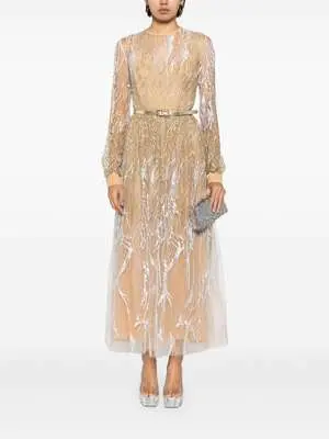 Elie Saab Button Detailed Dresses