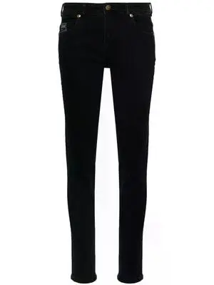 Versace Logo-plaque Skinny Jeans - Blue