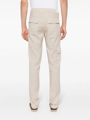 Eleventy Tapered-leg Cargo Trousers - Neutrals