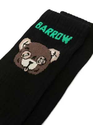 BARROW Teddy Bear-print Socks