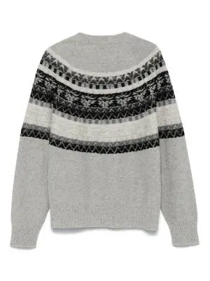 Officine Générale Manolo Fair Isle Wool Sweater