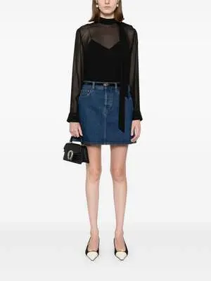 Gucci Denim Mini Skirt