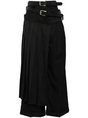 Junya Watanabe Belted Wool Trousers