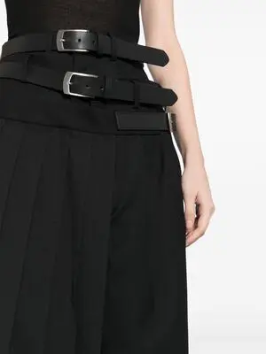 Junya Watanabe Belted Wool Trousers