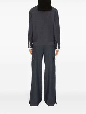 Burberry Belted Denim Jacket