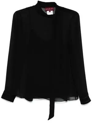 Gucci Silk Georgette Crepe Blouse