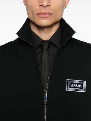 Versace Logo-patch Sweatshirt