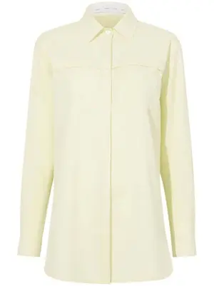 Proenza Schouler White Label Rose Shirt - Yellow