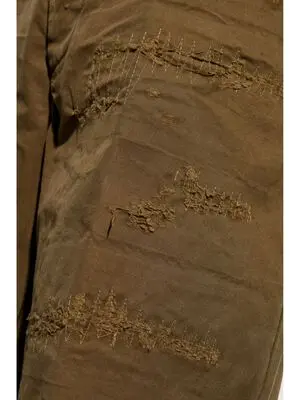 Dsquared2 Ripped Loose-fit Trousers - Brown