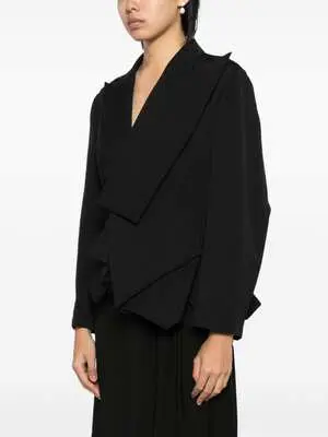 Yohji Yamamoto Asymmetric Wool Blazer
