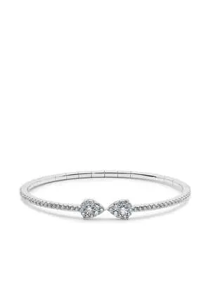 JEWELS AFICIONADO 18kt White Gold Diamond Bangle