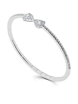 JEWELS AFICIONADO 18kt White Gold Diamond Bangle