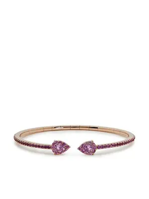 JEWELS AFICIONADO 18kt Rose Sapphire Bangle - Gold