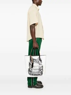 Marni Logo-print Tote Bag - White