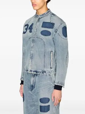 AMBUSH Varsity-style Denim Jacket