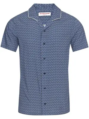 Orlebar Brown Hibbert Shirt - Blue