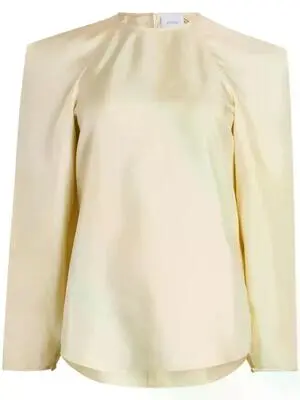 Patou Square Organic-silk Blouse