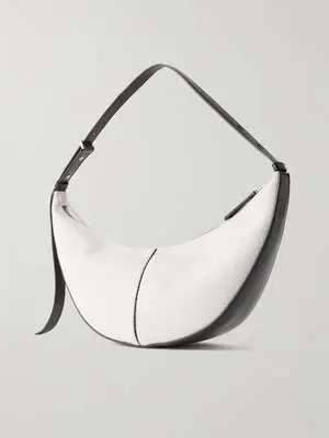 Proenza Schouler Slide Leather And Canvas Shoulder Bag - Off-white