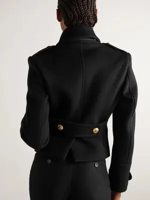 TOM FORD Embellished Wool-felt Jacket