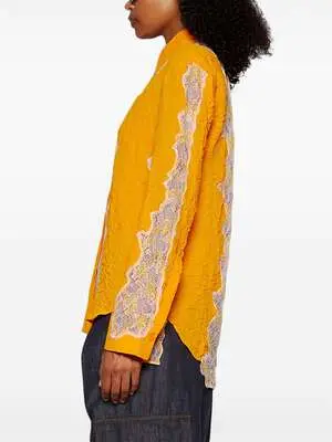 Christopher Esber Crimped Lace Shirt