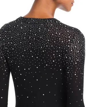 Generation Love Elsie Crystal Embellished Sweater - Black