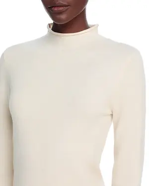 French Connection Cosysoft Mock Neck Sweater - Oatmeal Melange