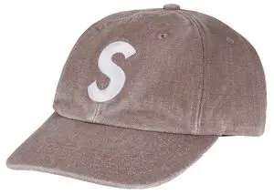 Supreme Pigment S Logo 6-panel Cap - Khaki