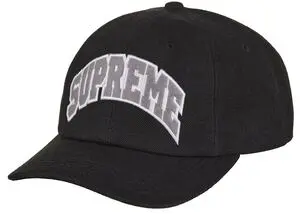 Supreme Felt Arc 6-panel Cap - Black