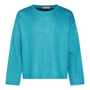 Valentino Garavani Long Sleeve Top - Blue