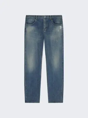 Givenchy Straight Fit Jeans - Indigo Blue
