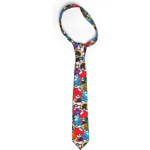 Opposuits Pokeball Neck Tie Red Multi