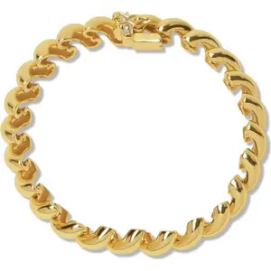 Argento Vivo Mini San Marco Chain Bracelet - Gold