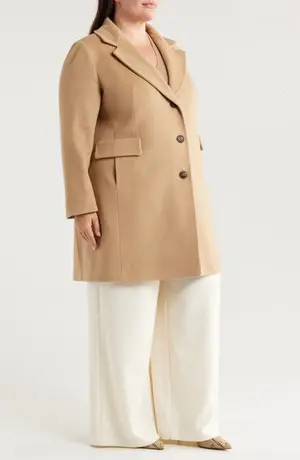 Fleurette Charlie Wool Coat - Camel