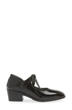 Naot Nobility Mary Jane Pump - Black Crinkle Patent Leather