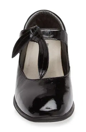 Naot Nobility Mary Jane Pump - Black Crinkle Patent Leather