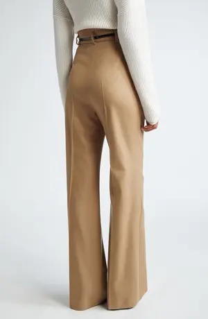 Max Mara Zac Belted Wide Leg Trousers