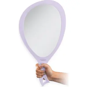 ZADRO Xl Teardrop Handheld Mirror With Handle - Lavender