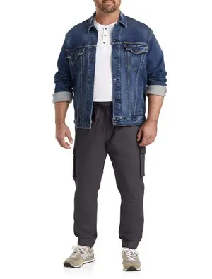 TRUE NATION BY DXL Cargo Joggers - Obsidian