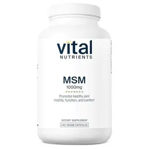 VITAL NUTRIENTS Msm 1000mg 240 Capsules - One-color