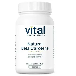 VITAL NUTRIENTS Natural Beta Carotene 90 Softgels - One-color