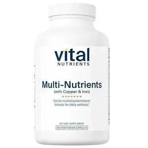 VITAL NUTRIENTS Multi-nutrients 4 Citrate/malate Formula 180 Capsules - One-color
