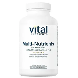VITAL NUTRIENTS Multi-nutrients 3 Citrate/malate 180 Capsules - One-color